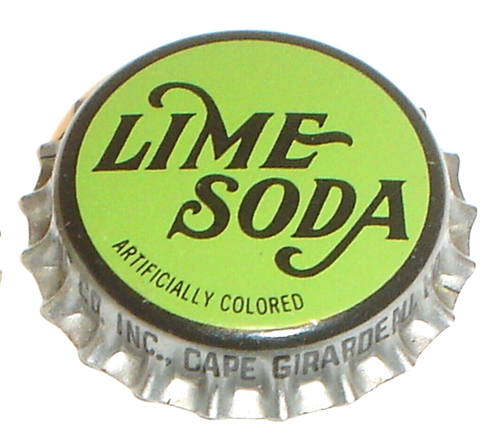 Vintage 4 Cork Lined Soda Bottle Caps Cornrich Lemon, Cherry Crush ...