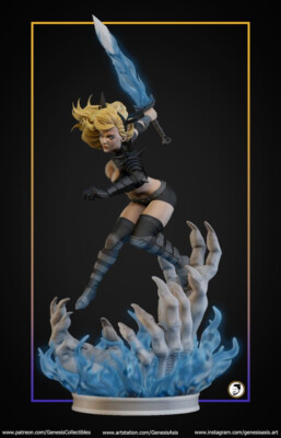 Magik Resin Sculpture Statue Model Kit X-Men Marvel Unpainted ...