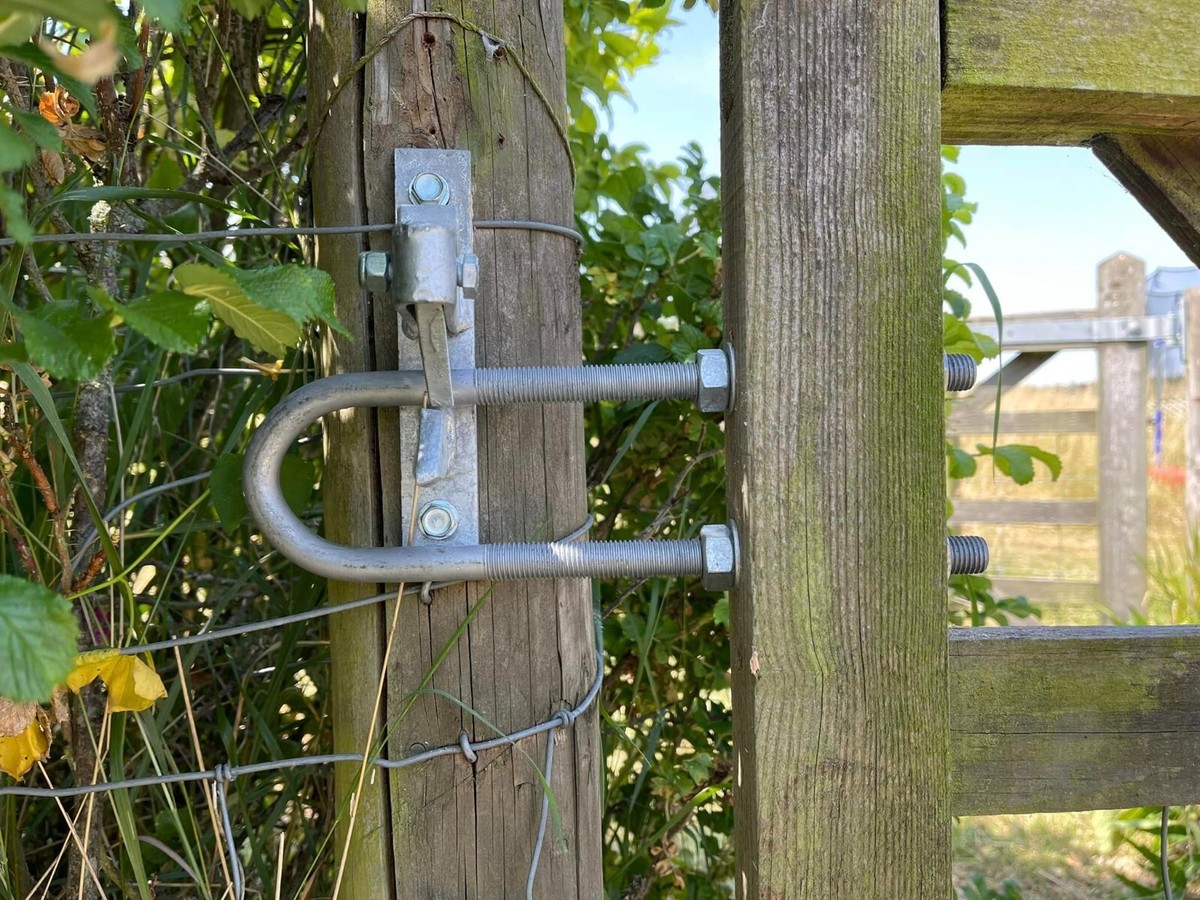 Double Farm Gate Locking Hardware Field Gte Fittings
