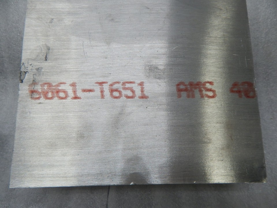 2-1/2" X 6-1/2" X 6-1/4 ALUMINUM 6061 FLAT BAR Solid Mill Stock Plate 2 ...