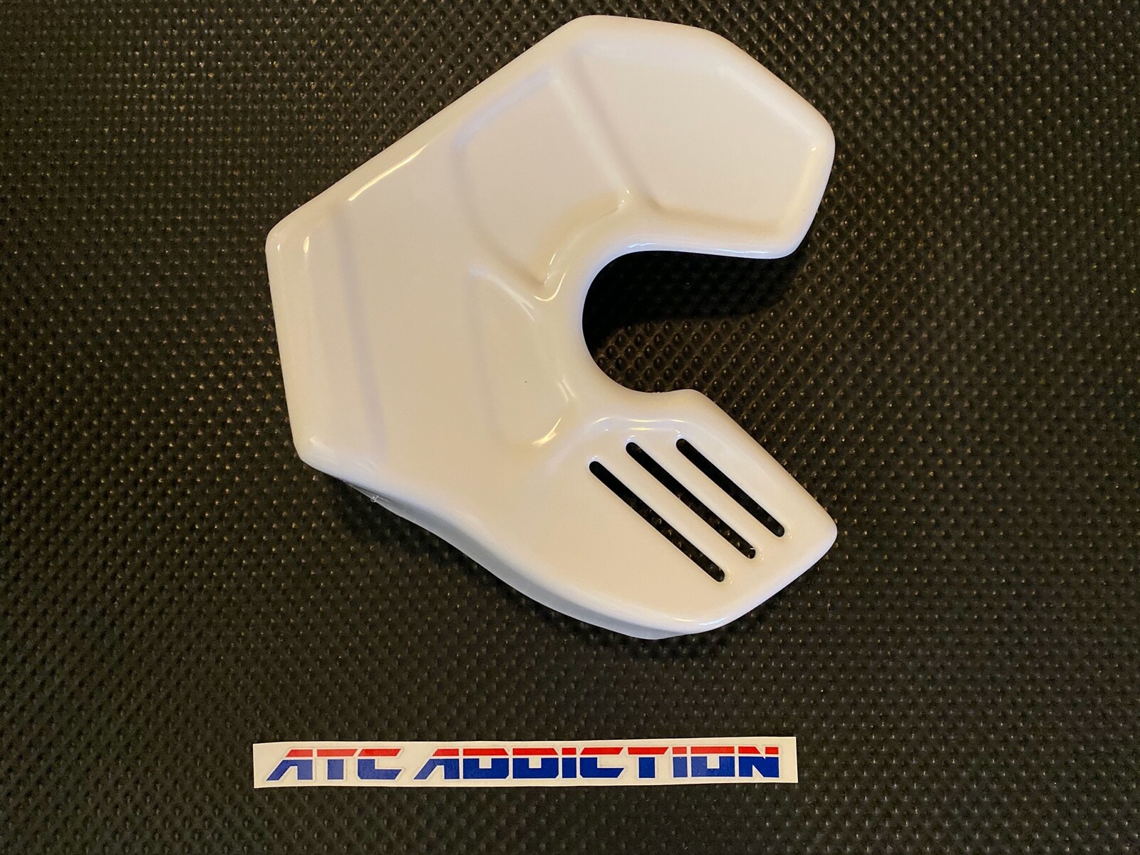 ATC Addiction UNIVERSAL Rear Disc Guard WHITE. Honda 350X 200X 250X ...