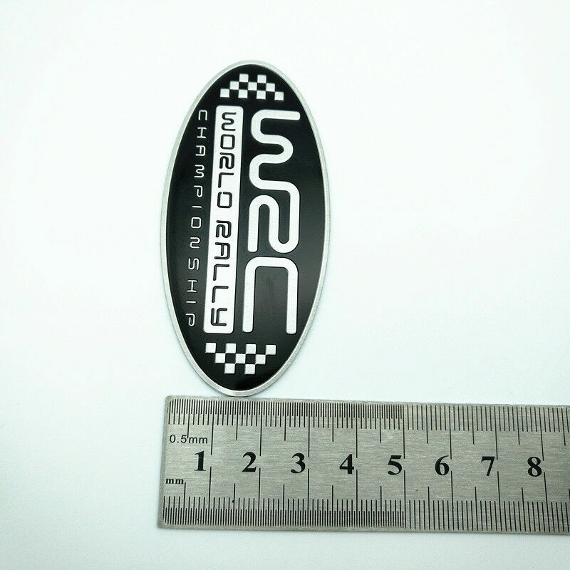 Metal WRC World Rally Championship Logo Car Emblems Badges Decal ...