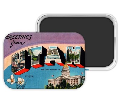 Utah Large Letter Postcard Magnet, Refrigerator Magnet, Utah Magnet | eBay