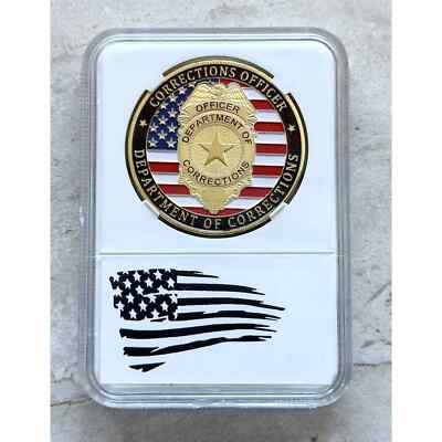 Department of Corrections Officer Challenge Coin With Case | eBay