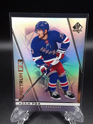 2022-23 SP Authentic Adam Fox Spectrum FX Bounty Card Unscratched S-18 ...