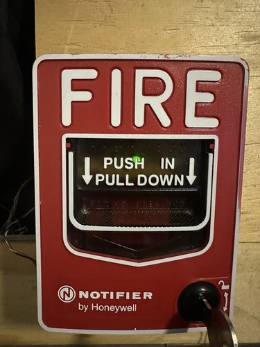 Notifier NBG-12LX Fire Alarm Addressable Pull Station With Key | eBay
