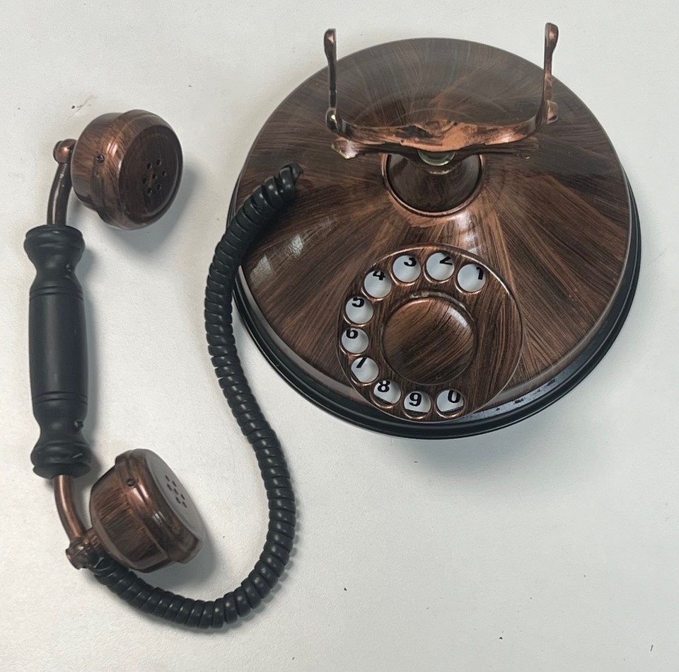 Antique Western Desktop Decor Vintage Rotary Dial Telephone (For ...
