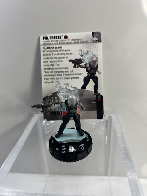 DC Heroclix Mr. Freeze #040 w/ Card DC Notorious Set Rare | eBay