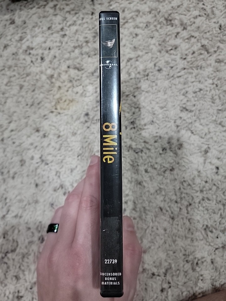 8 Mile (DVD, 2003, Full Frame Uncensored Bonus Materials) 25192273926 ...