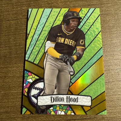 Dillon Head 2023 Bowman Chrome Stained Glass #BGA-12 San Diego Padres ...