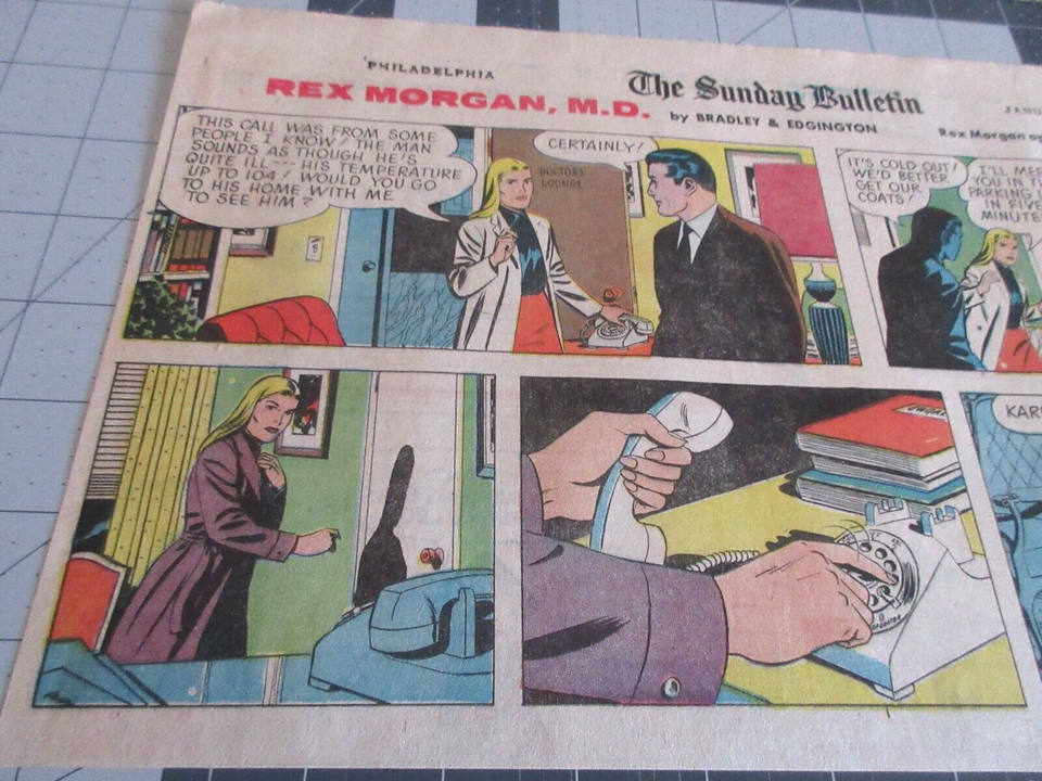 1974 REX MORGAN, M.D. by Bradley & Edgington, Sunday Comic Strip | eBay
