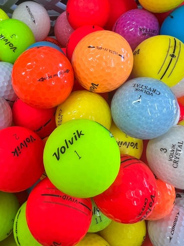 15 Near Mint AAAA Volvik Colored Used Golf Balls | eBay