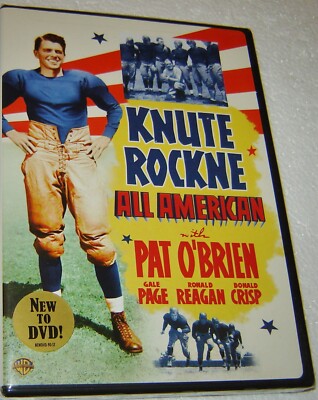 Knute Rockne: All American (DVD,2006),NEW & SEALED,REGION 1,FULL SCREEN ...
