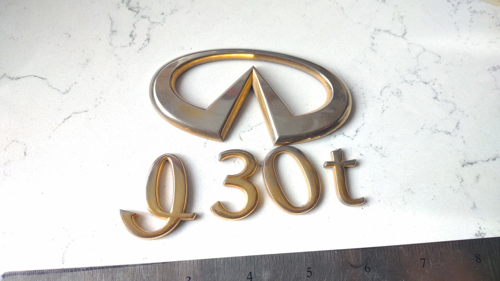 95 96 97 98 99 Infiniti I30t Emblem Symbol Badge Trunk Lid Rear Chrome ...