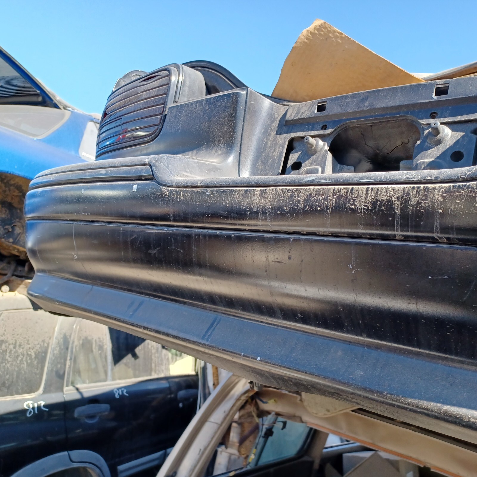 94 95 96 Impala SS Rear Bumper USED Black Imperfections Damaged cover ...