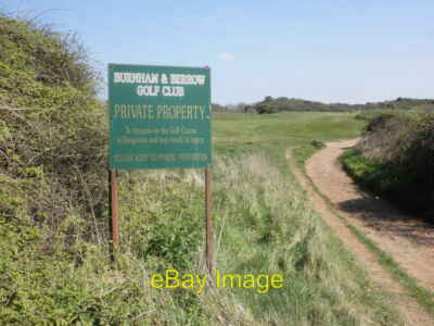 Photo 6x4 Public footpath across Burnham and Berrow golf course c2014 ...