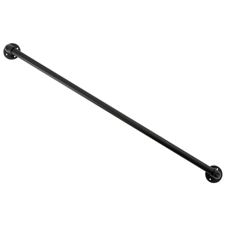 4FT Pipe Rail Grab Stair Handrail Staircase Banister Bathroom Bar Loft ...