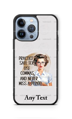 Sexy English Teacher Practice Safe Text Customize Phone Case fits ...