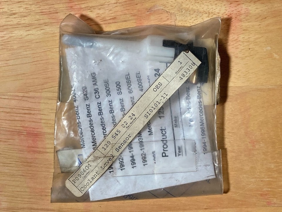 Mercedes-Benz 1295450224 Water Coolant Level Sender Sensor NOS | R129 ...
