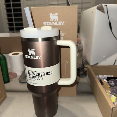 Stanley tumbler 40oz rose quartz glow new sold out color | eBay