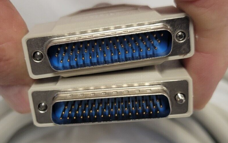 L-Com CHD44MM-15 Deluxe Molded D-Sub Cable HD44 Male/Male 15ft | eBay