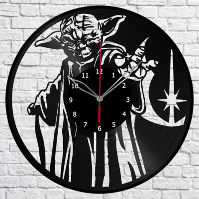 Vinyl Clock Yoda Wall Clock Unique Art Vinyl Record Wall Clock 1597 | eBay