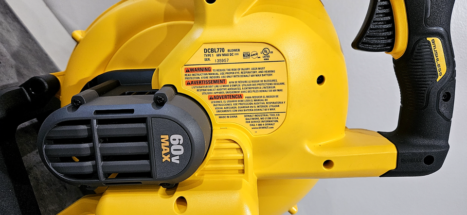 DeWalt FlexVolt 60V Max Cordless Handheld Blower - DCBL770B | eBay