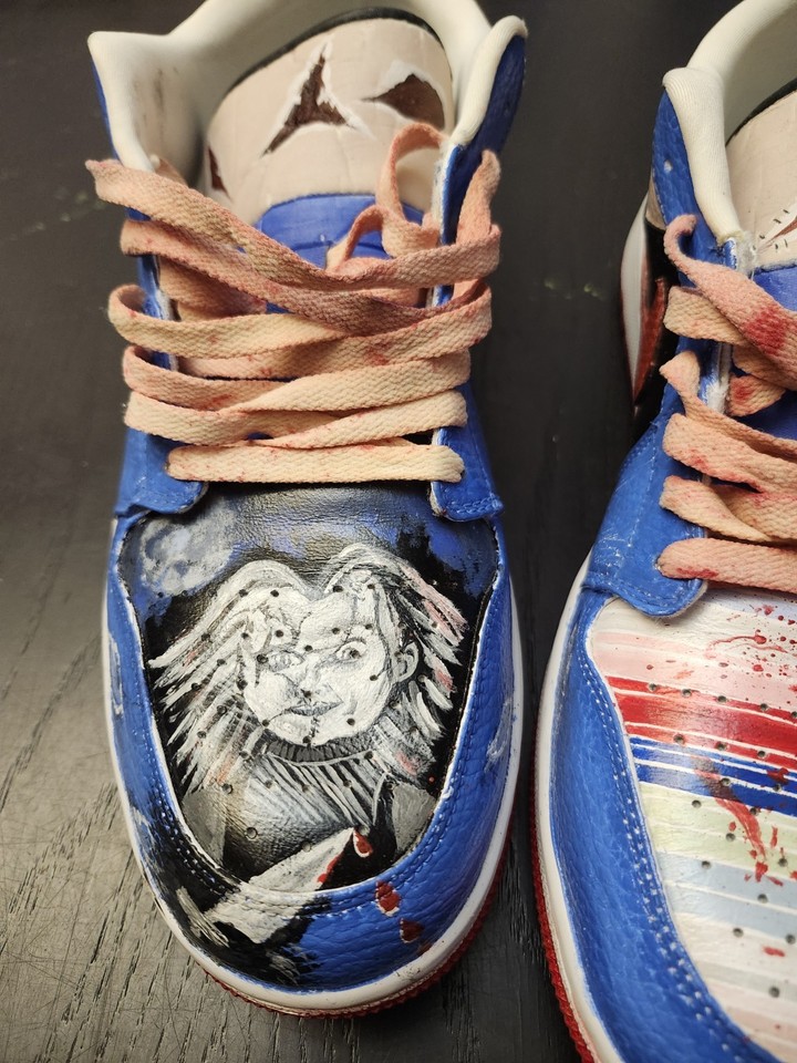 Custom Chucky Good Guys Jordan 1 Low Mens Size 12 Shoes | eBay