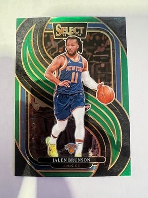 Jalen Brunson 2024-25 Panini Select Premier Level Green Stars #151 New ...