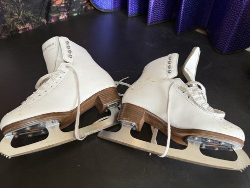 Riedell Diamond Figure Ice Skates Women Size 5 Wide Astra Eclipse ...