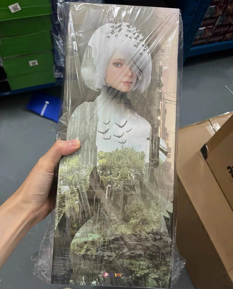 PLAY TOY P021 1/6 Humanoid Robot 2B Collectible Female Action Figure ...