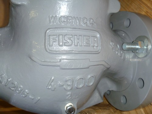 4" Fisher MR105 300# Steel Pressure Reducing Regulator Spring Range 110 ...