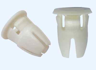 12x MERCEDES Leisten Knopf Tülle CLIP A0019887681 Weiß Befestigung Clip ...