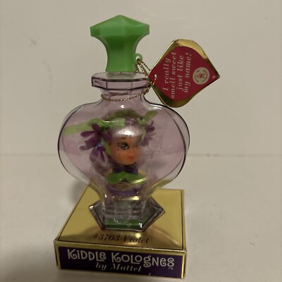 Vintage Mattel LIDDLE KIDDLE #3703 VIOLET Kiddle Kologne Doll Boxed ...