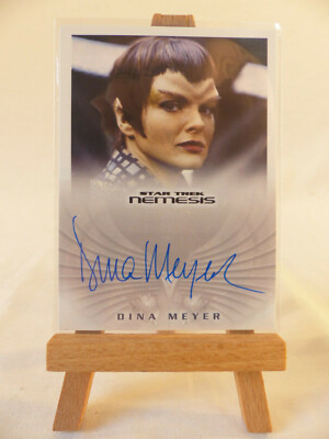 Star Trek Nemesis autograph trading card Dina Meyer as Commander ...