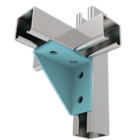 Galvanised Unistrut Angle Brackets Acute Obtuse Shelf Hinged Channel ...