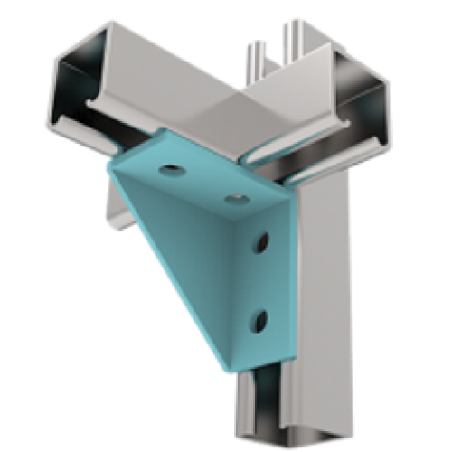 Galvanised Unistrut Angle Brackets Acute Obtuse Shelf Hinged Channel ...