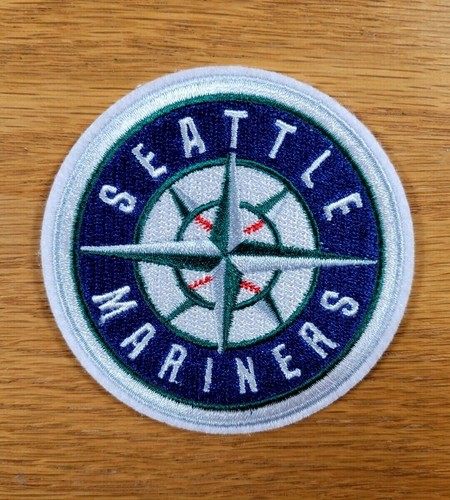 SEATTLE MARINERS Baseball Official Team Logo Embroidered Iron On Patch ...