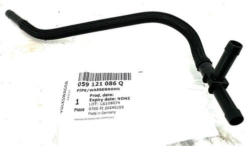 ENGINE COOLANT PIPE HOSE VW TOUAREG TDI CATA 10-12 AUDI Q7 09-12 NEW ...