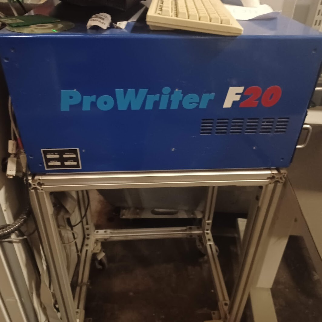 Baublys Control Systems 3300 20W Laser w/ ProWriter F20 Coding/Marking/Engraver | eBay