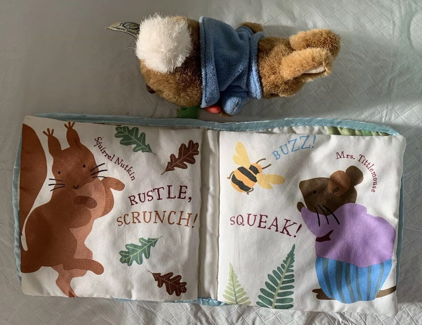 Plush Cloth 3-D Night Night Peter Rabbit Book & Frederick Warne 8 ...