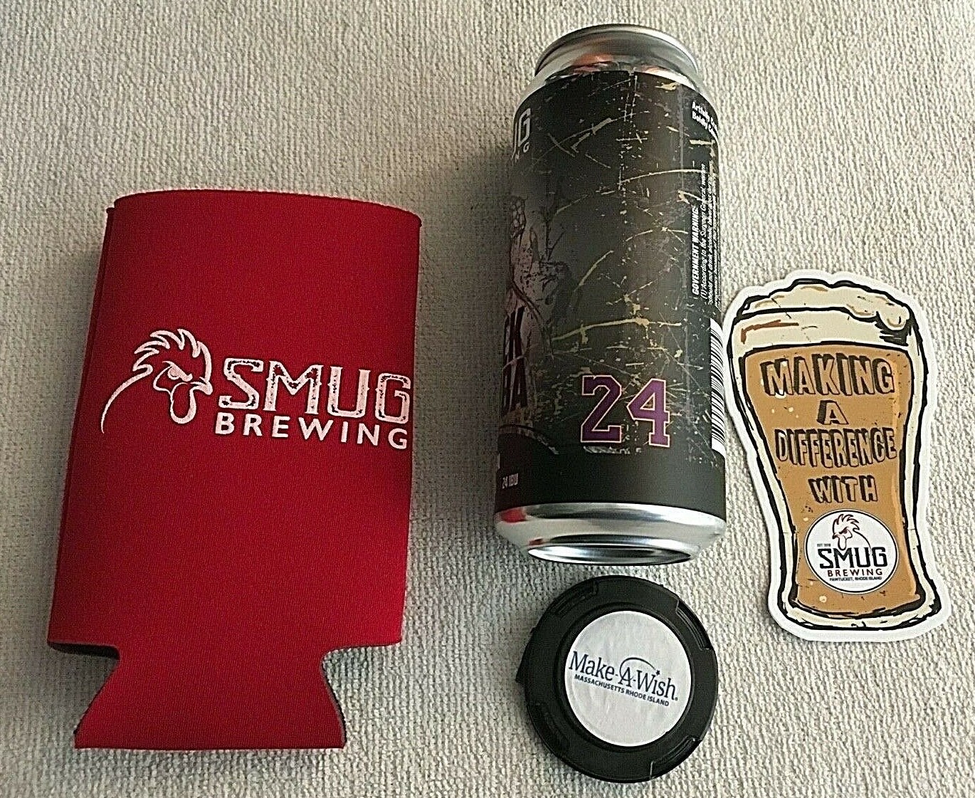 SMUG BREWING Black Mamba Empty Beer Can Sticker Koozie Kobe Bryant ...