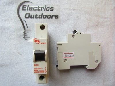 M2 10 AMP TYPE B 6 kA MCB CIRCUIT BREAKER 230/400V M2B10 BS EN 60898 | eBay