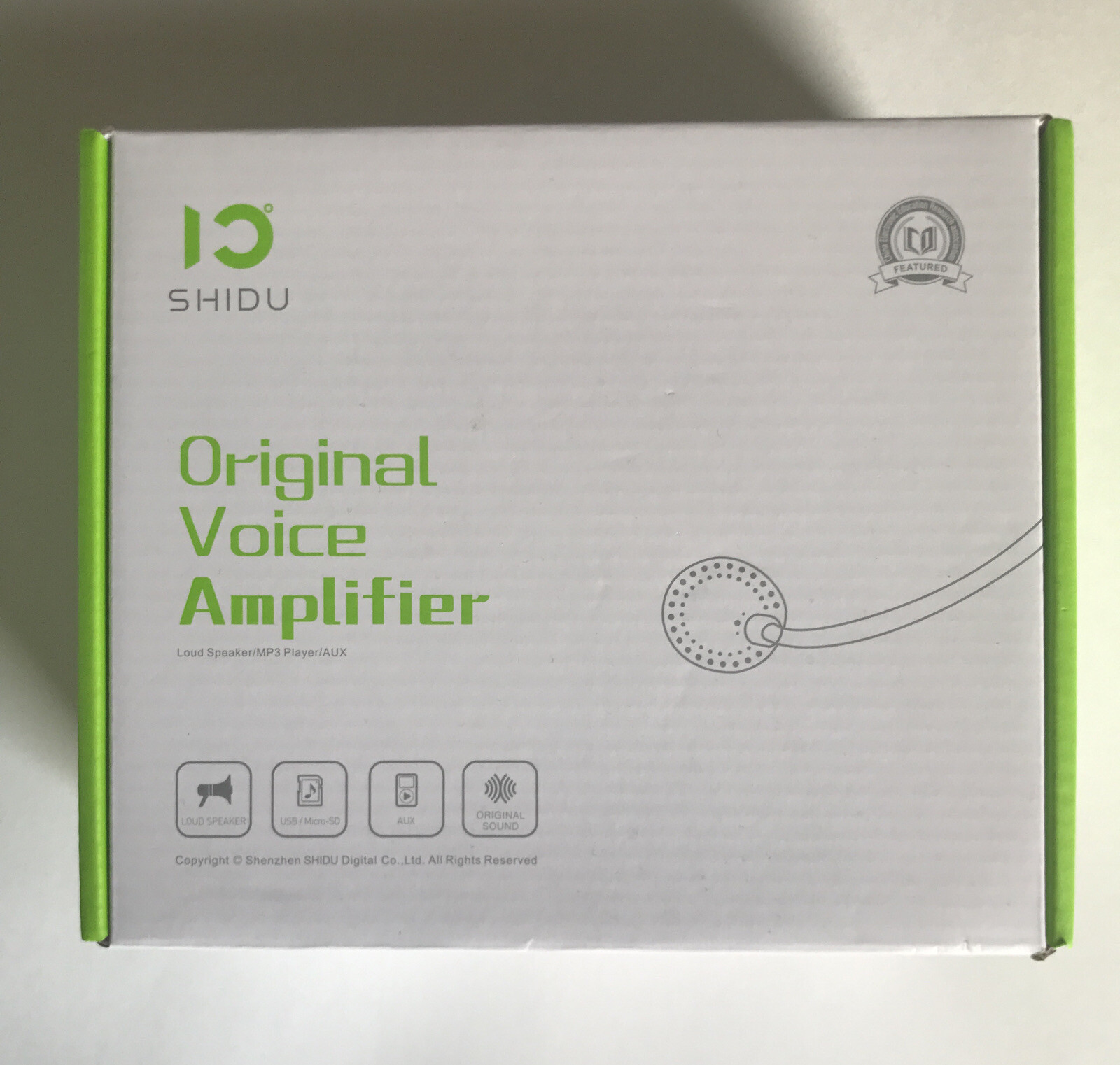SHIDU Green Original Voice Amplifier, Personal Voice Amplifier Open Box ...