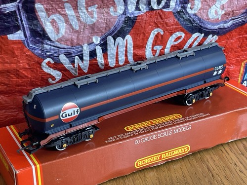 HORNBY 00 GAUGE R.236 100 TON FUEL OIL TANK WAGON GULF LIVERY | eBay UK