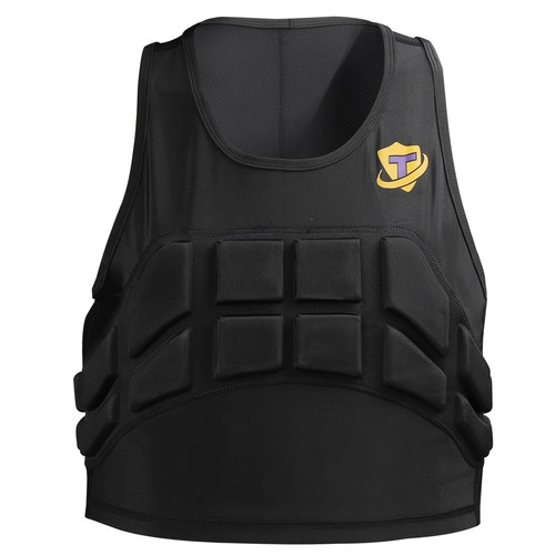 Womens Protective Padded Vest Chest Rib Protection Compression Vests ...