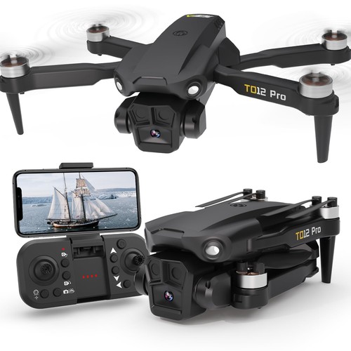 Drone with , Brushless Motor Mini Drones with 2 Cameras FPV ...