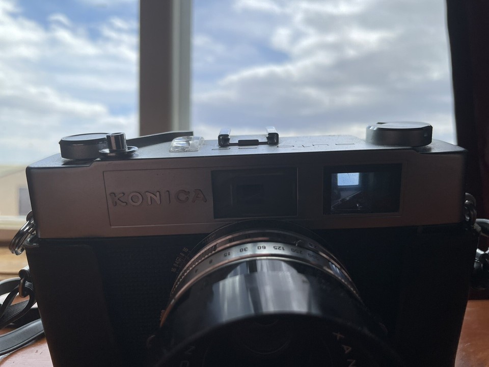 All Work Konica Auto S2 SII EL 35mm Rangefinder Film Camera JAPAN #130 ...