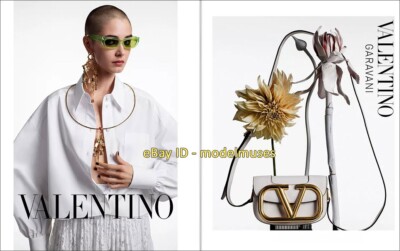 VALENTINO 2-Page Magazine PRINT AD Spring 2020 JOANNA KRNETA inez ...