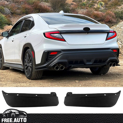 Fit 22-25 Subaru WRX Rear Bumper Spats STI Style Spoiler Unpainted ...